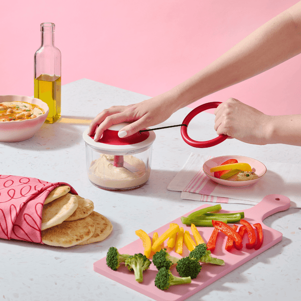 VeggiChop Hand-Powered Food Processor