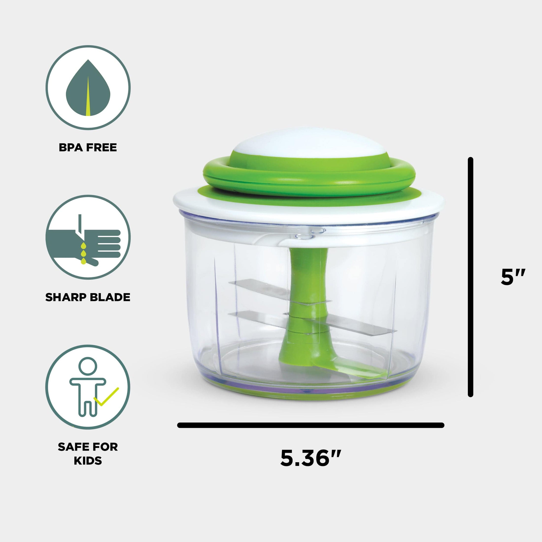 VeggiChop Hand-Powered Food Processor