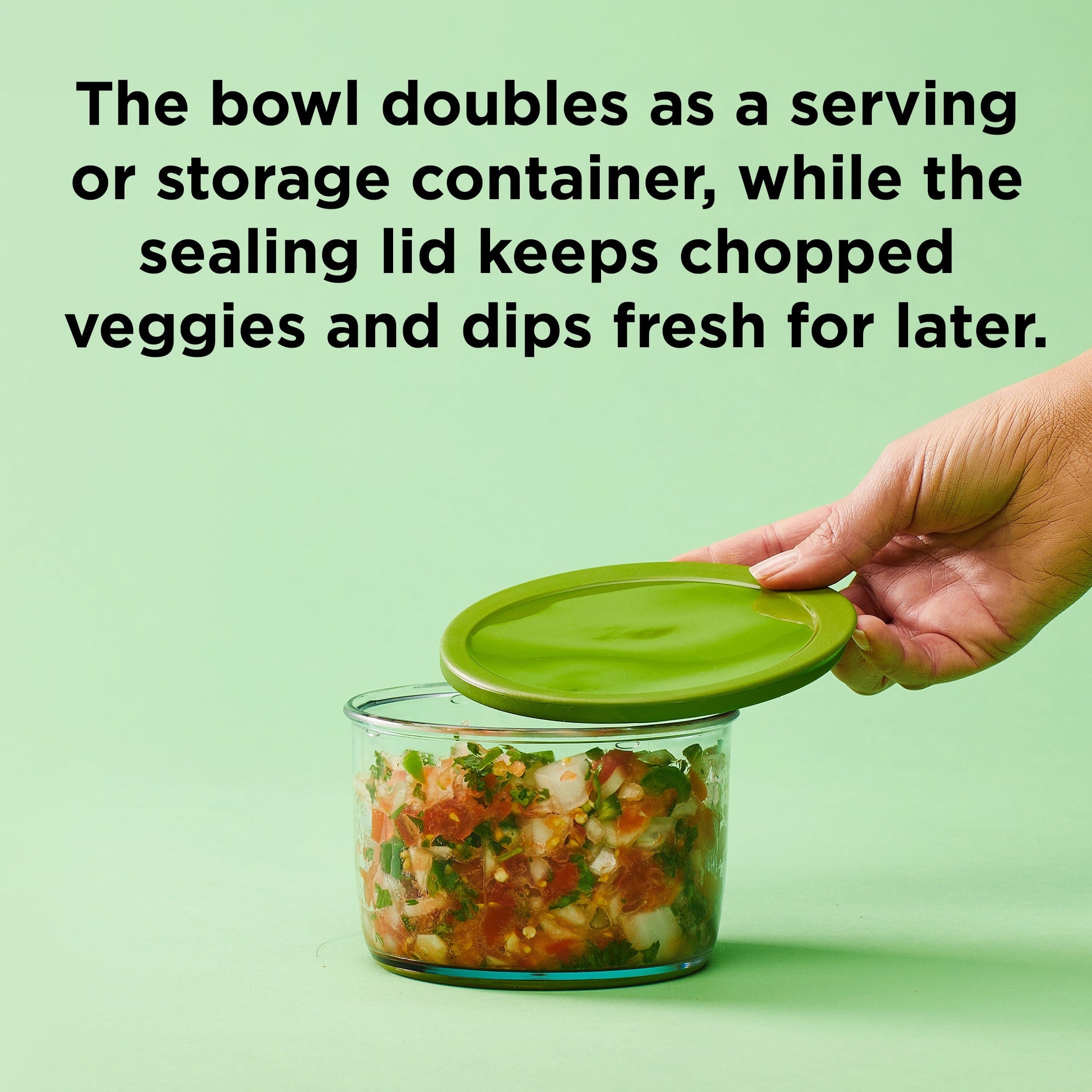 VeggiChop Hand-Powered Food Processor